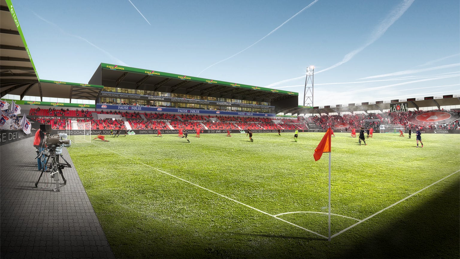 Første spadestik til udvidelsen af MCH Arena er taget